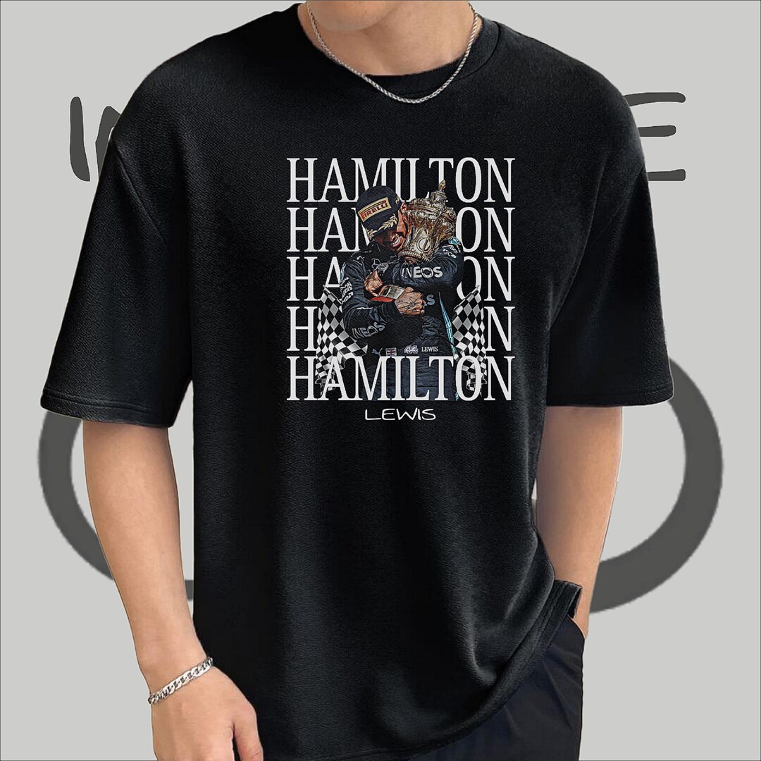 Lewis Hamilton Mercedes Tshirt, Silverstone Shirt, British GP Gift ...