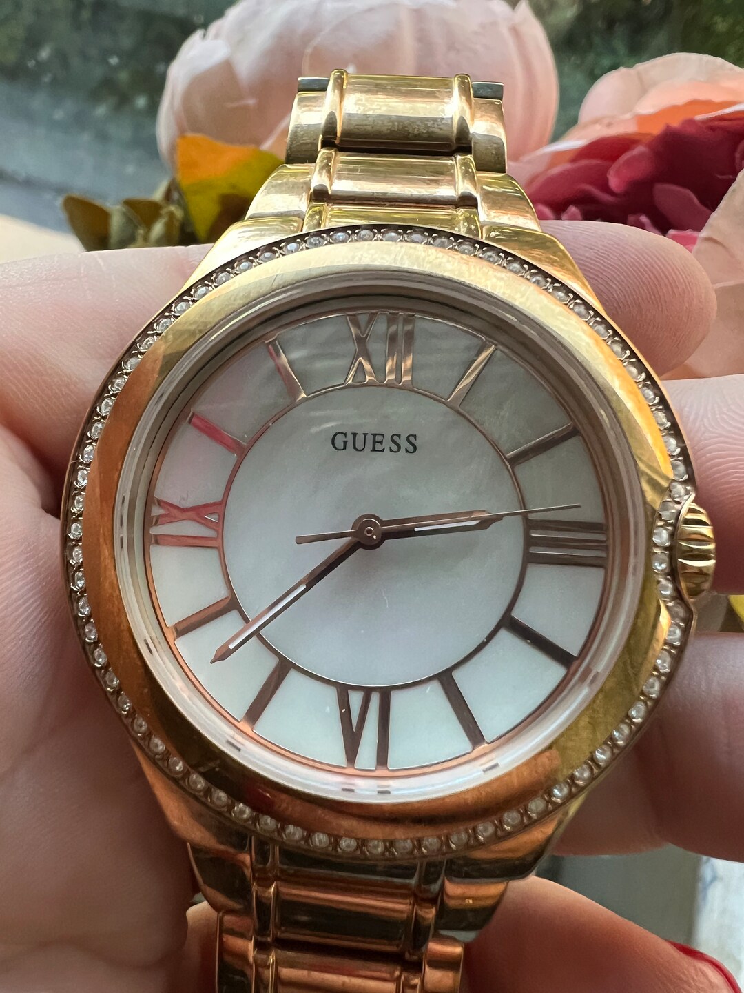 Vintage Guess Rose Gold Watch - Etsy