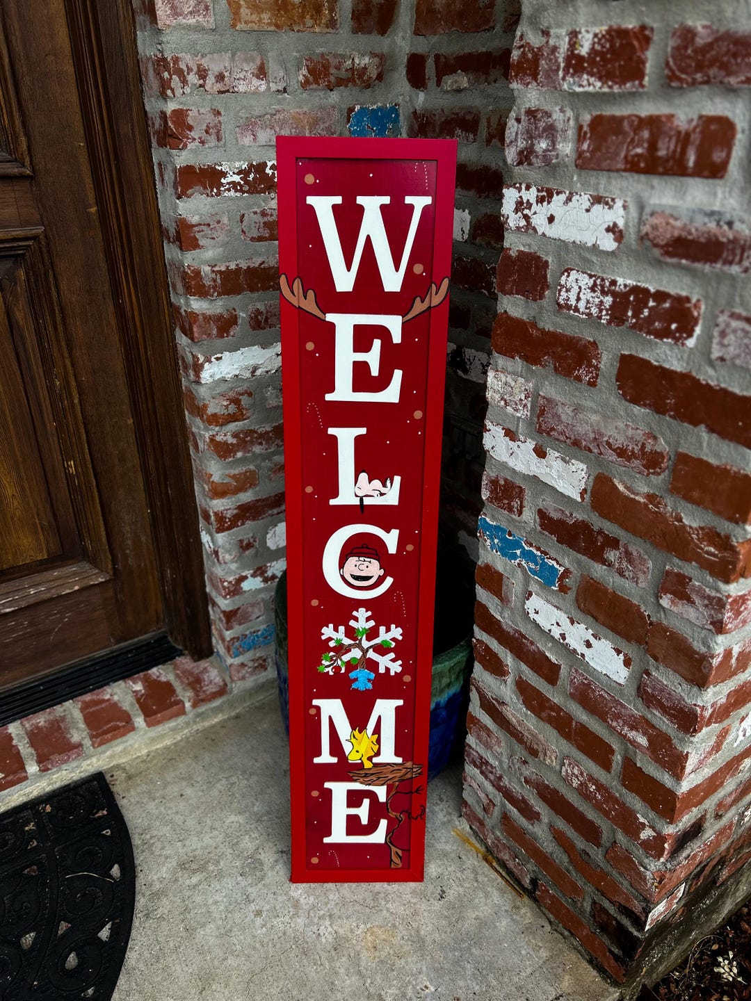 Charlie Brown Christmas Porch Sign | Peanuts Christmas Porch Sign ...