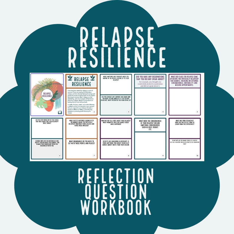 Relapse Resilience Workbook - Etsy