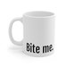 Bite Me Mug Gingy Inspired Mug Christmas Holiday Mug - Etsy Canada