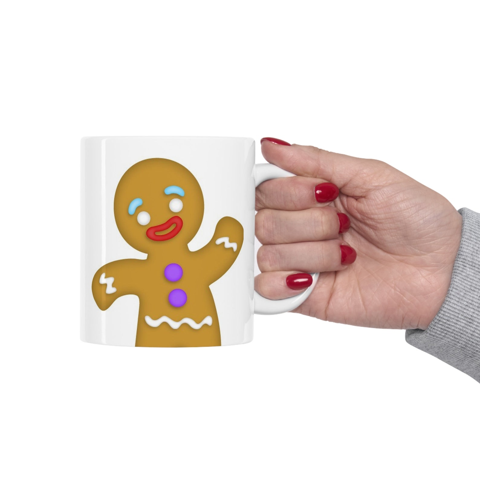 Bite Me Mug Gingy Inspired Mug Christmas Holiday Mug - Etsy Canada