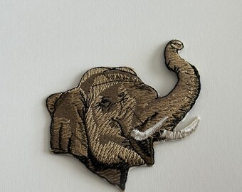 Tiny Elephant Patch, Elephant Iron On, Elephant Applique, Gift for Animal Lovers - Etsy