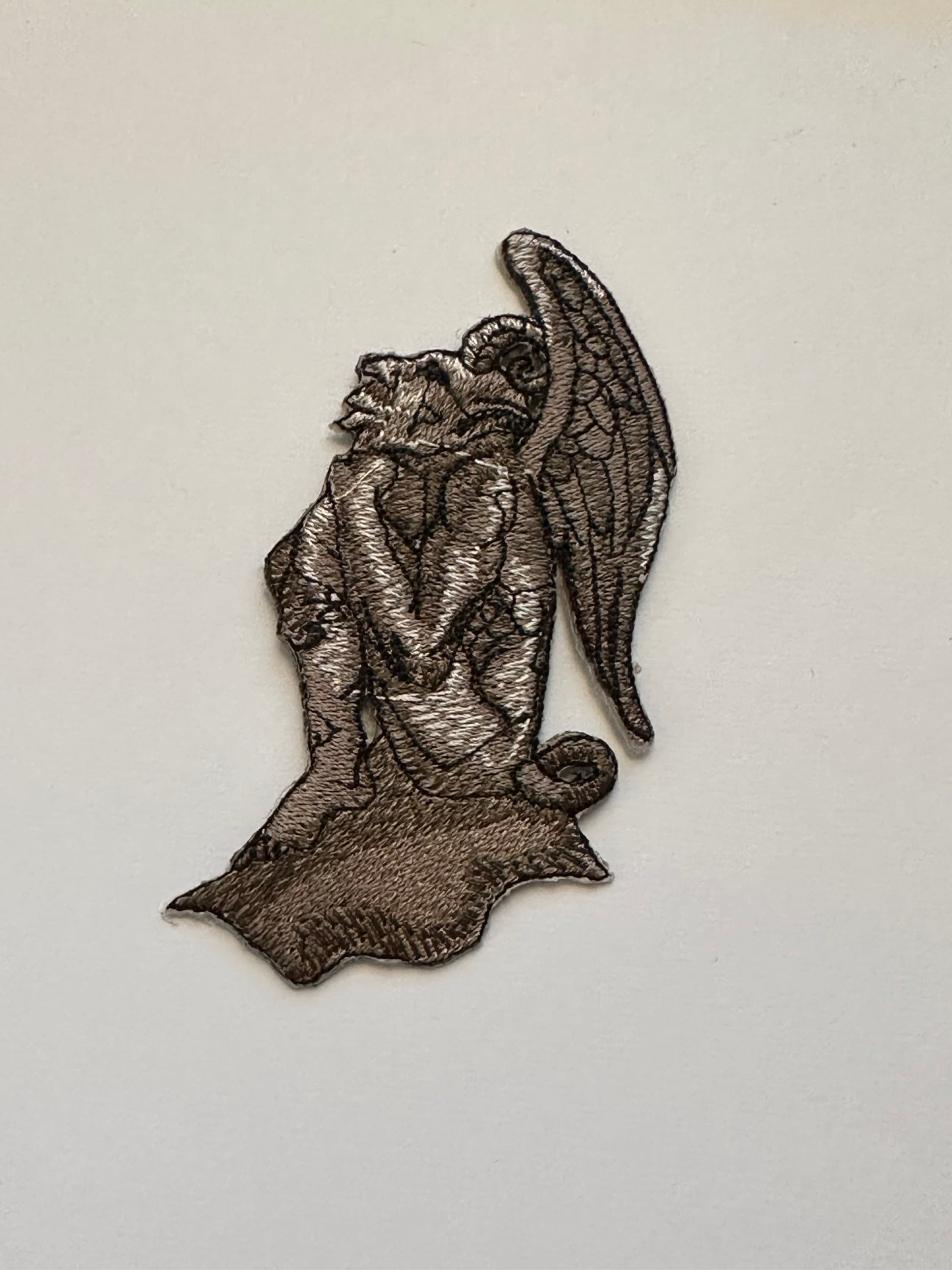 Medieval Gargoyle Iron on Patch - Etsy