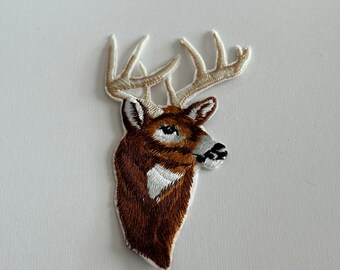 Deer Lovers Skeleton Buck and Doe Iron on Patch - Etsy
