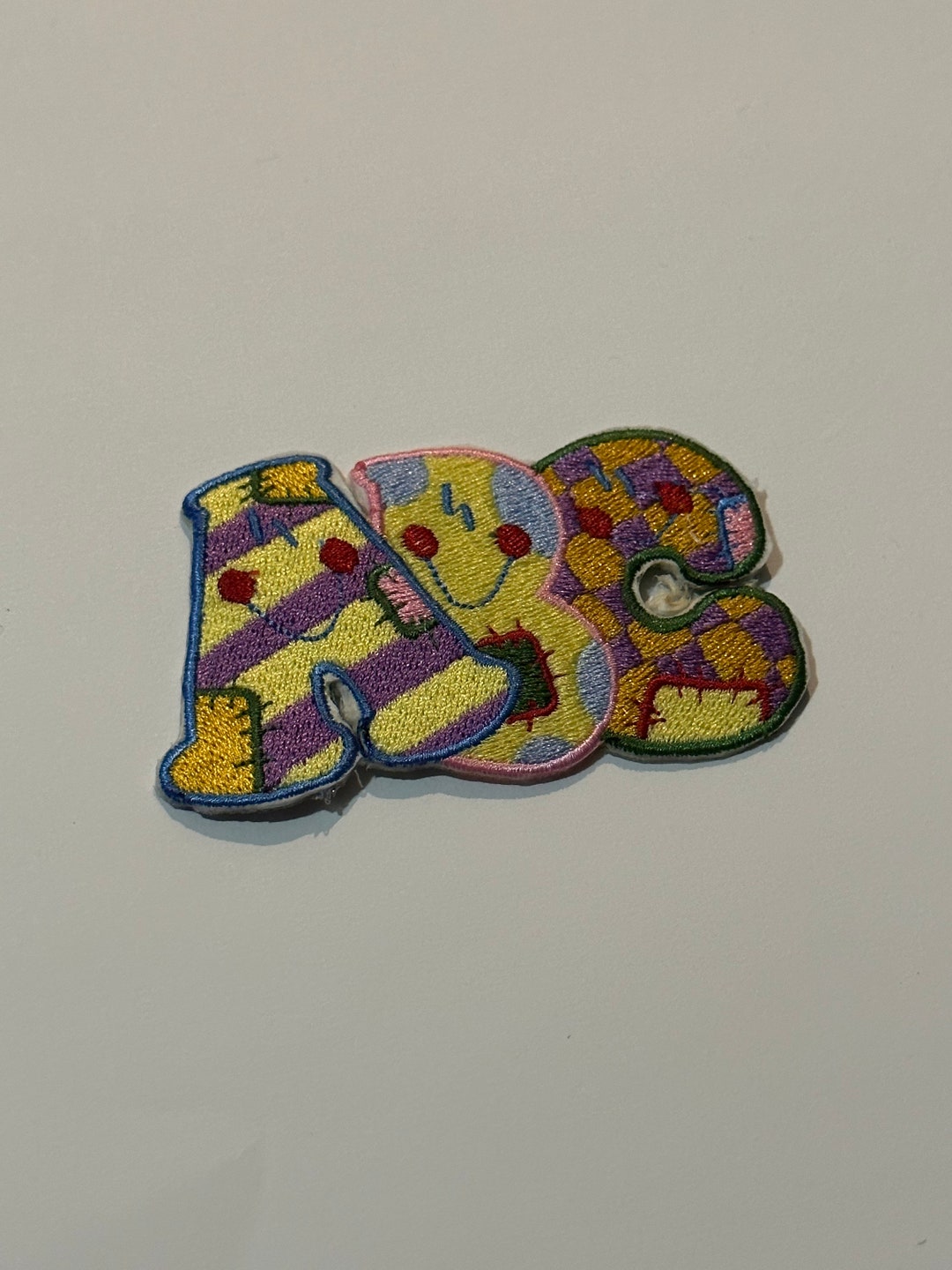 ABC Iron on Patch - Etsy