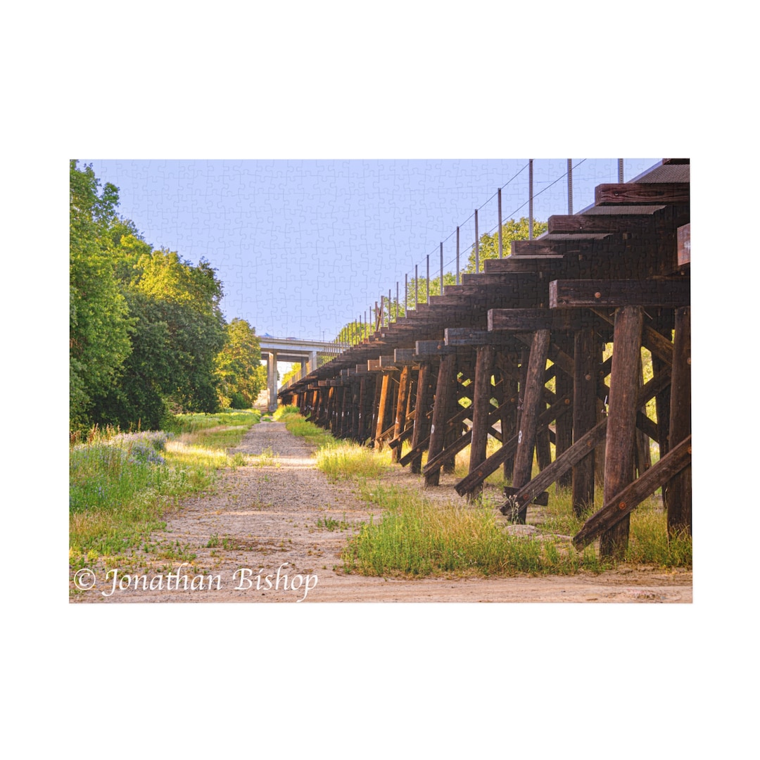 Train Trellis Landscape Photography Puzzle (500, 1000-piece) - Etsy