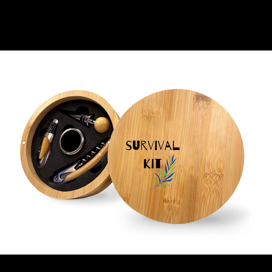 Wine Essentials Kit, Fun Wine Tools Gift for the Wine Lover in Your Life, 4 Pc Set of Wine Tools ...