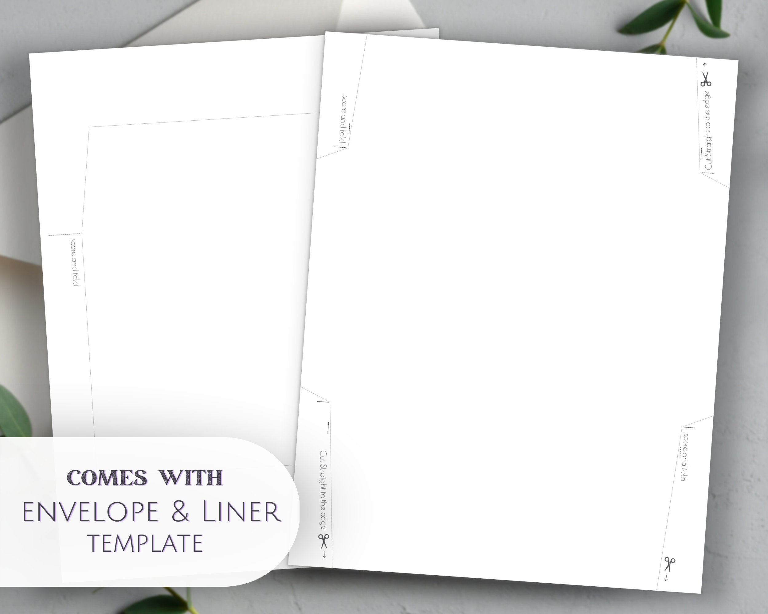 Printable Card Templates, Editable Card Template, Canva Template ...