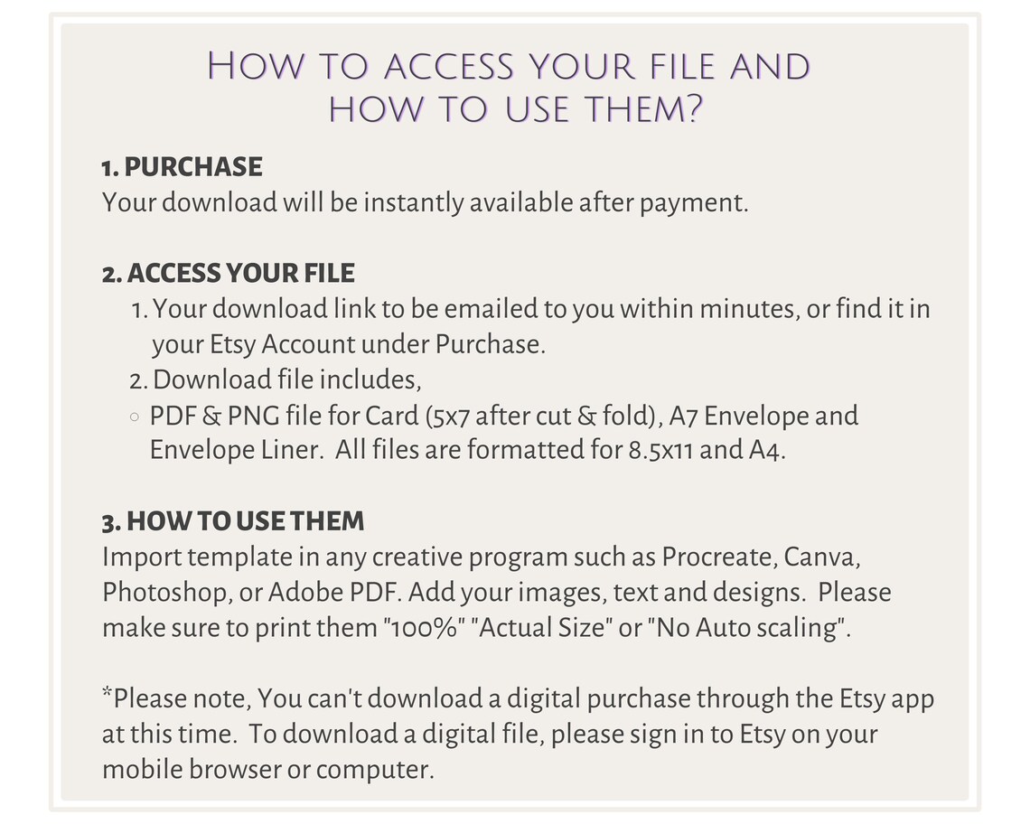 Printable Card Templates, Editable Card Template, Canva Template ...