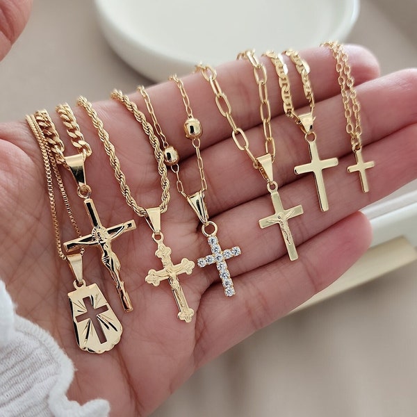Cross Necklace Women - Etsy