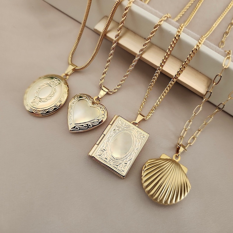 Locket Necklace - Etsy