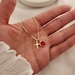 Dainty Cross Necklace, Small Cross Pendant, Tiny Cross Necklace ...