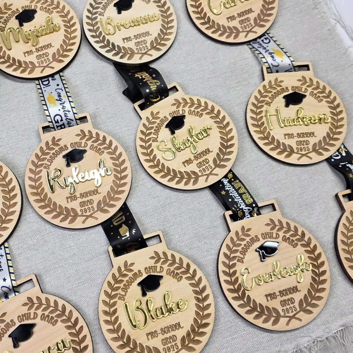 Custom Wood and Acrylic Graduation Medal Ornament - Etsy Canada