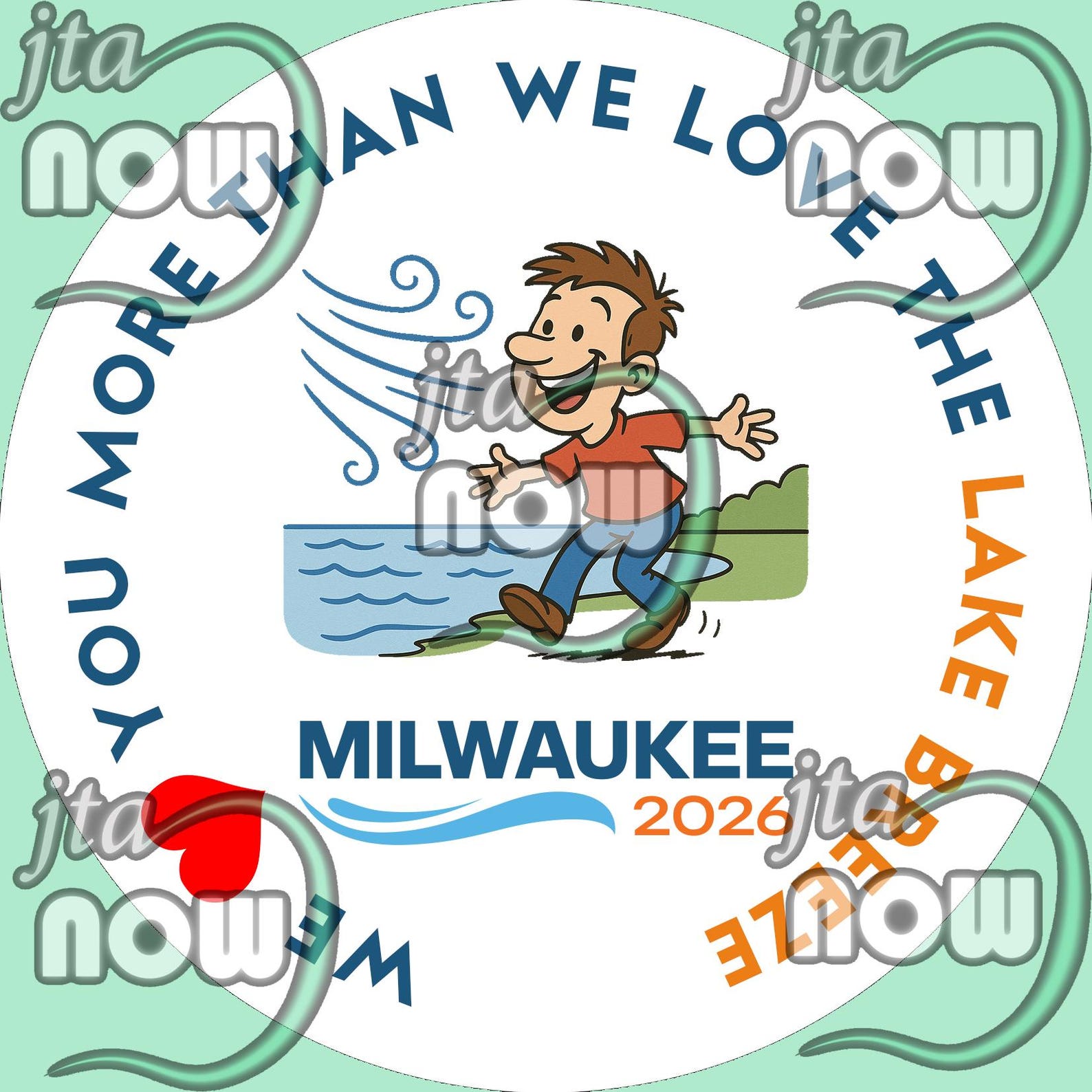 JW Milwaukee 2026 International Convention We Love You Stickers, Gift ...