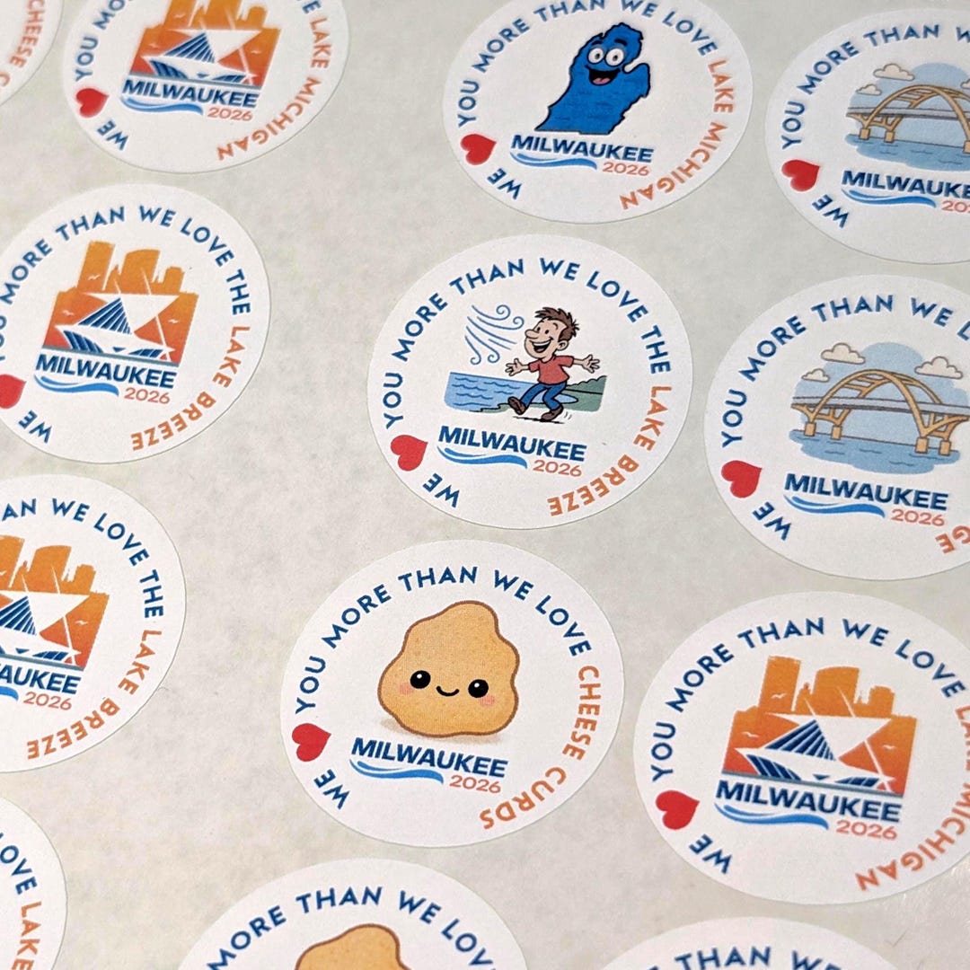 JW Milwaukee 2026 International Convention We Love You Stickers, Gift ...