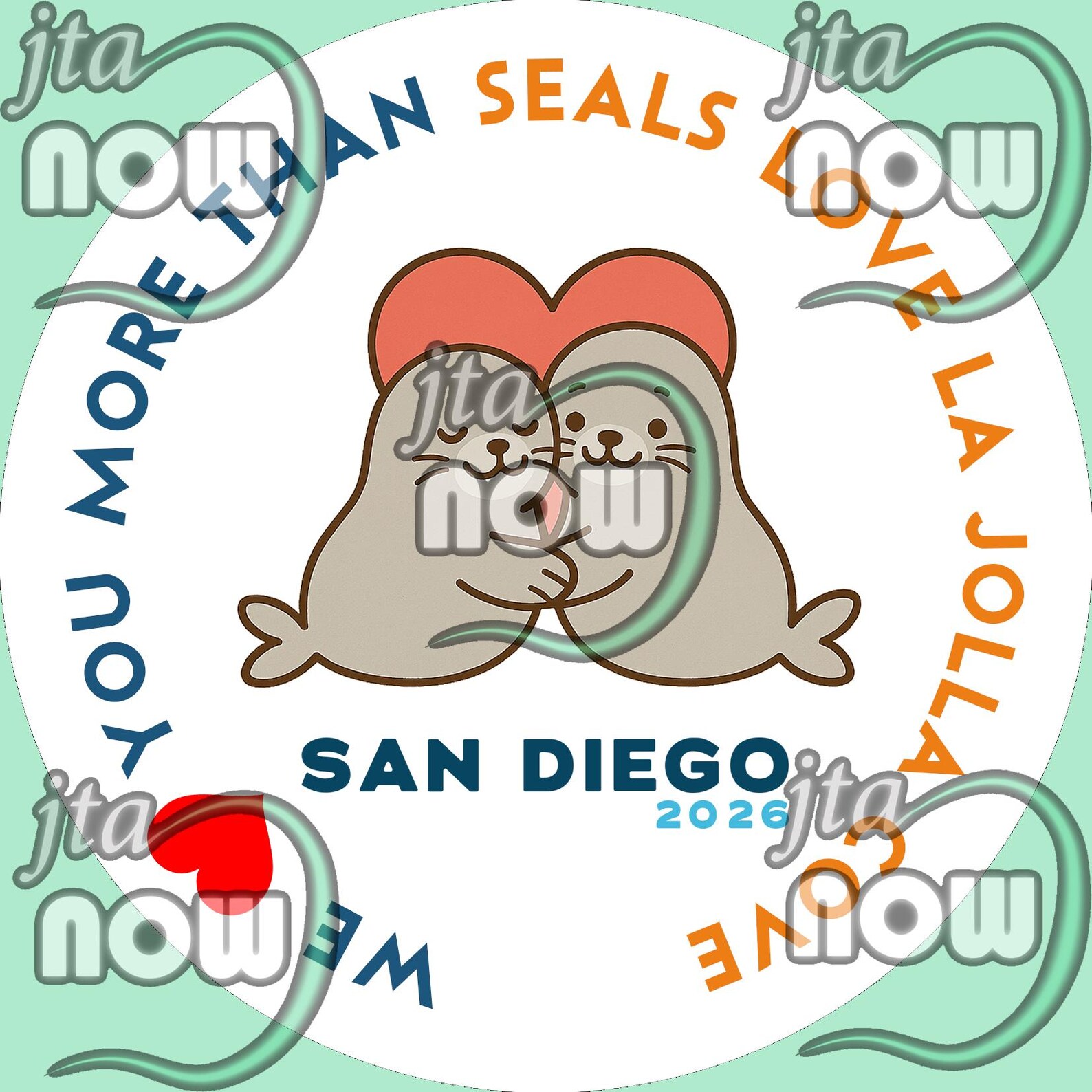 JW San Diego 2026 International Convention We Love You Stickers, Gift ...
