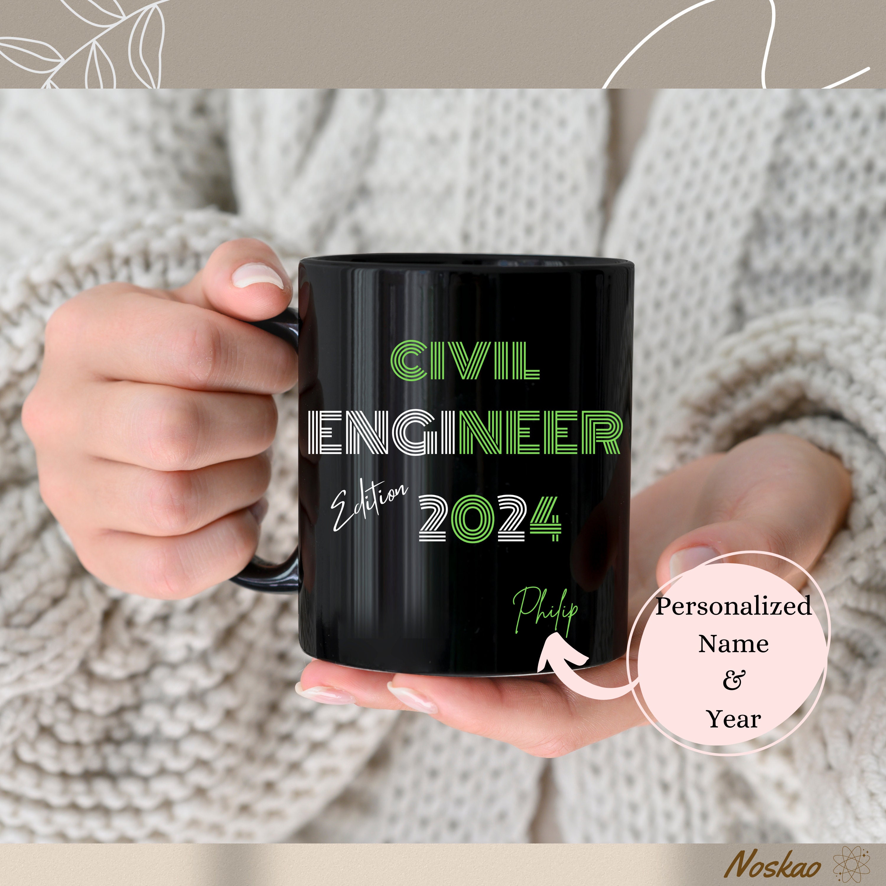 Civil Engineer Graduation Gift Custom Mug for New Programmers, Awesome ...