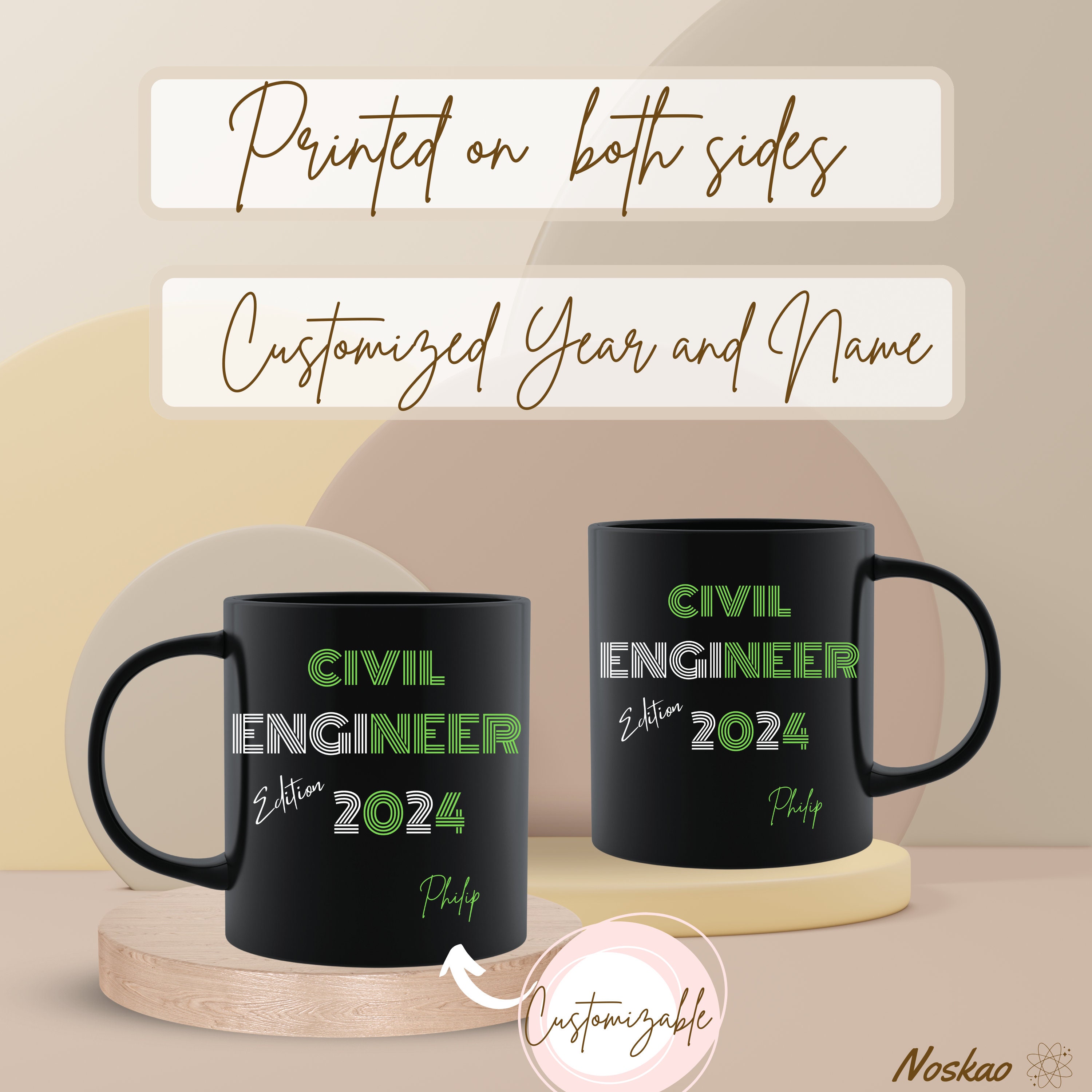 Civil Engineer Graduation Gift Custom Mug for New Programmers, Awesome ...