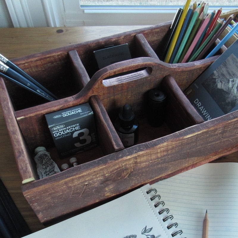 Wooden Organizer - Etsy