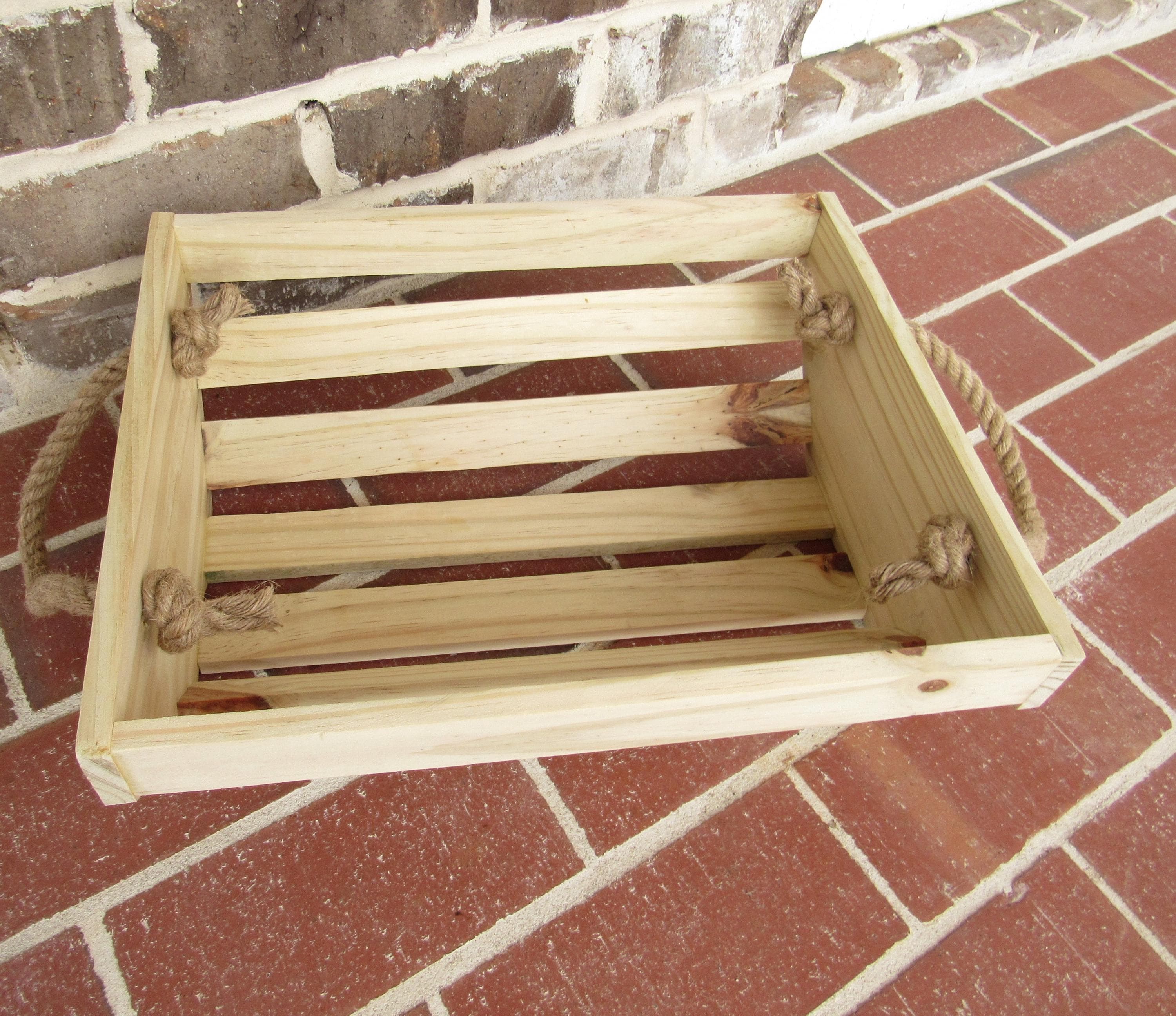 Modern Rustic Garden Basket - Etsy