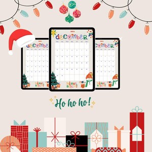 Christmas Month Planner - Etsy