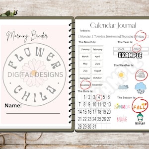 Homeschool Morning Menu, Homeschool Morning Basket Instant Digital ...