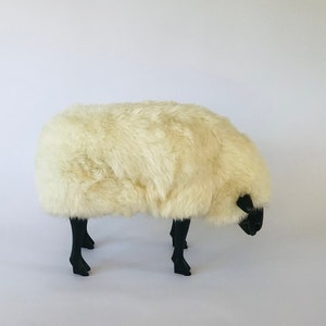 Small Grazing Sheep Sculpture Bench/footrest in Lalanne Style Made of ...