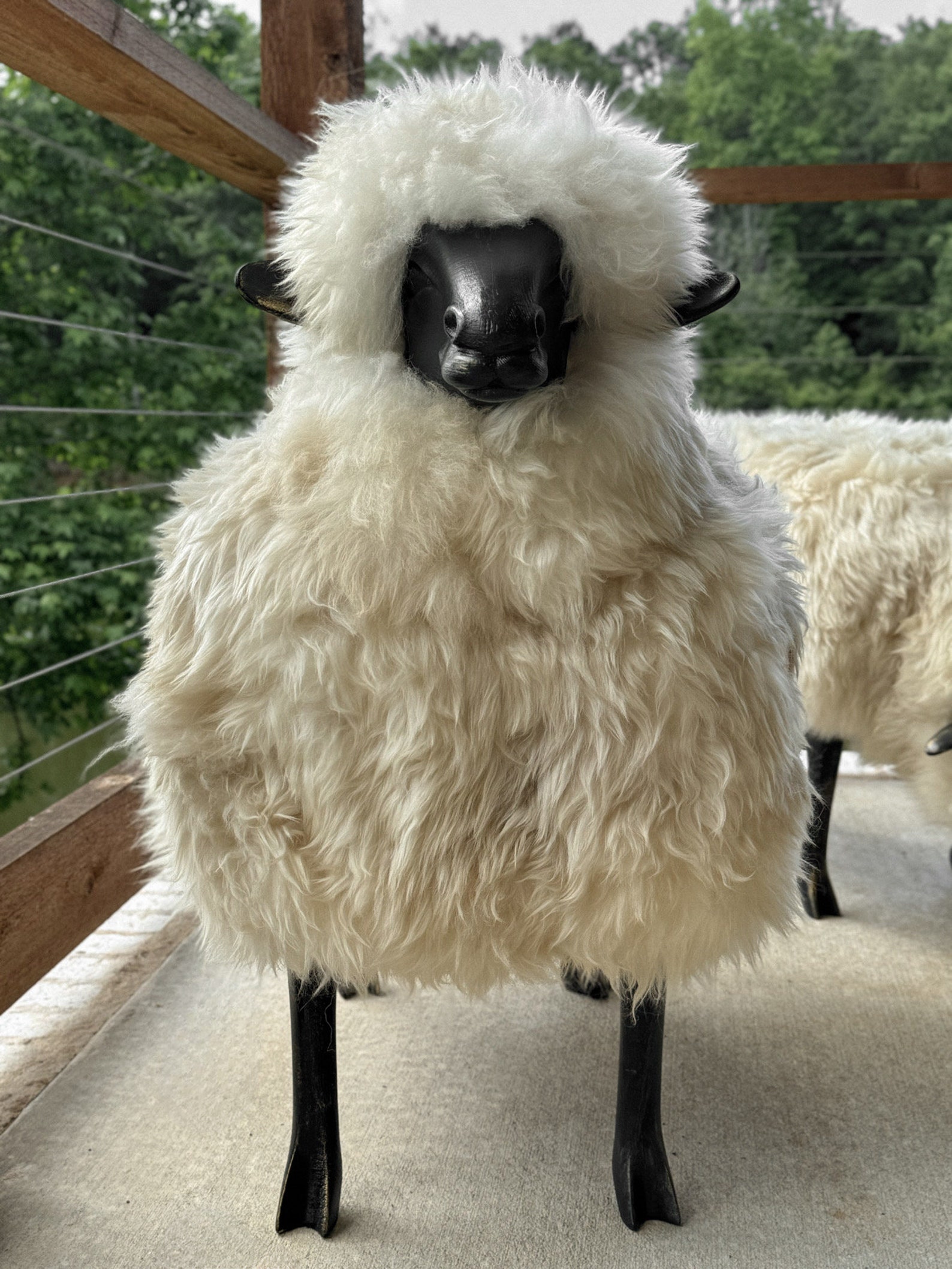 Handmade Sheepskin Sheep Stool: Lalanne Style Sculpture - Etsy