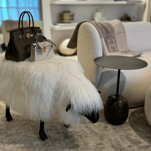 TWO Lalanne Style Couple Sheep Chairs. Luxurious and Fluffy. Life-size ...