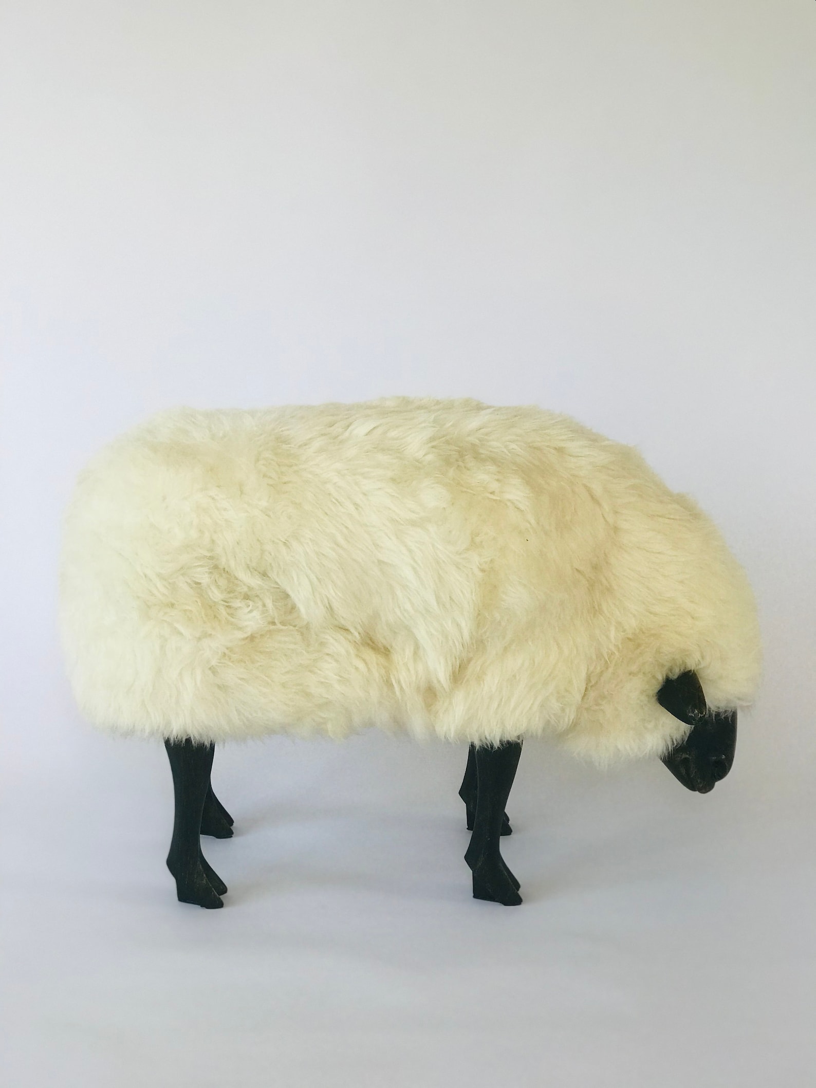 Small Grazing Sheep Sculpture Bench/footrest in Lalanne Style Made of ...