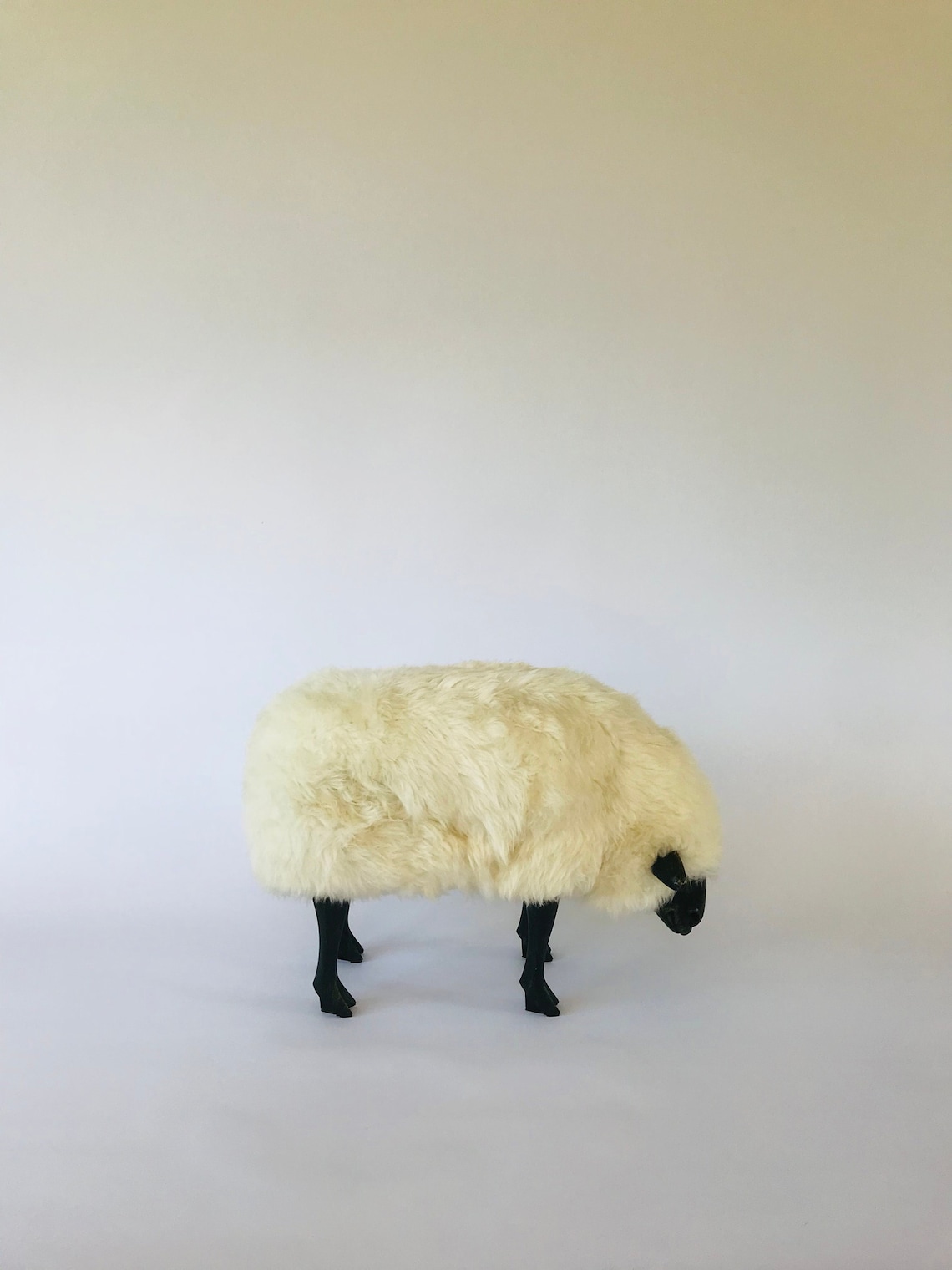 Small Grazing Sheep Sculpture Bench/footrest - Etsy