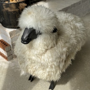 Handmade Sheepskin Sheep Stool: Lalanne Style Sculpture - Etsy