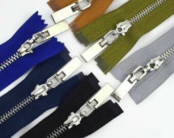 Open End Metal Zip - Etsy