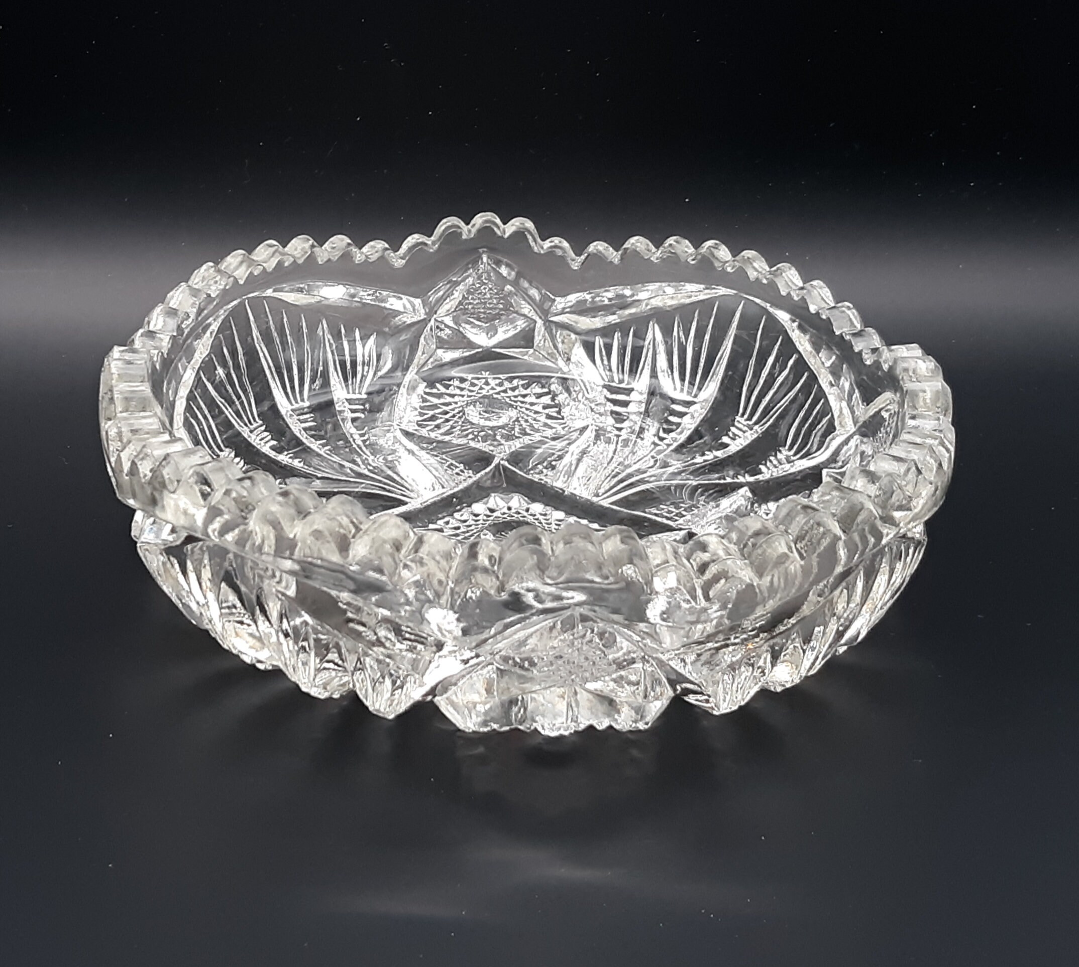 Antique EAPG Imperial Glass Co. Diamond With Fan 212 Pattern Lead ...