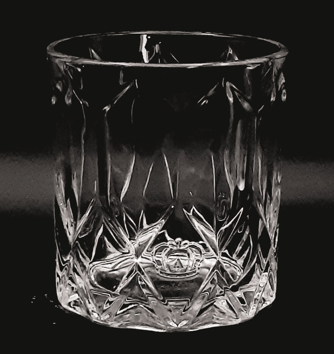 3 Vintage Diamond Pattern crown Royal on the Rocks Glasses - Etsy