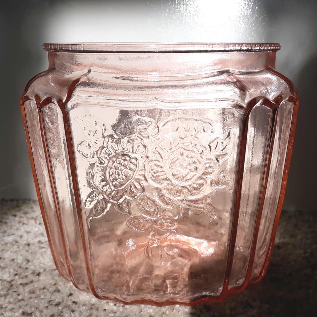 Vintage Anchor Hocking 7.25" Depression Glass "mayfair" Pattern Cookie ...