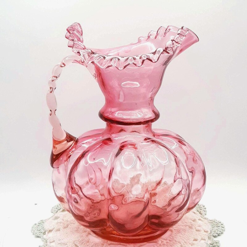 Fenton Overlay Glass - Etsy