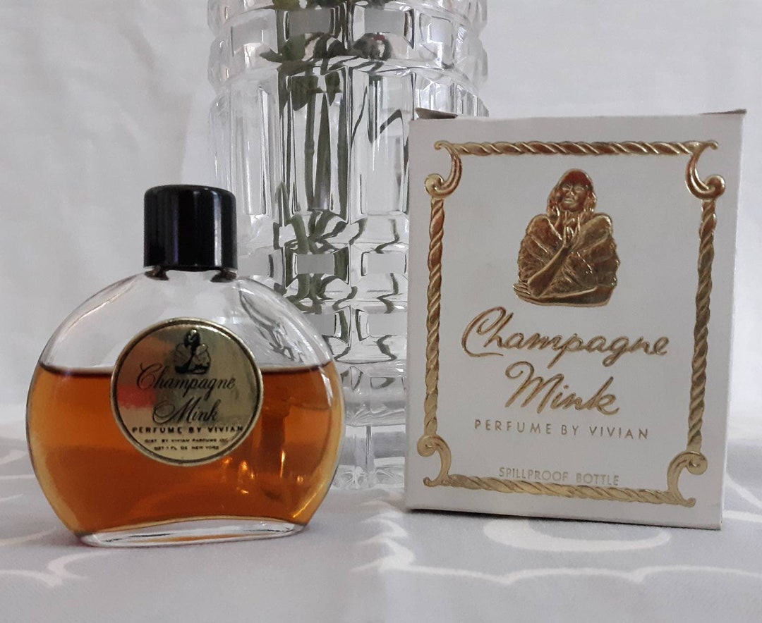 Rare Vintage 1950's champagne Mink Perfume by - Etsy