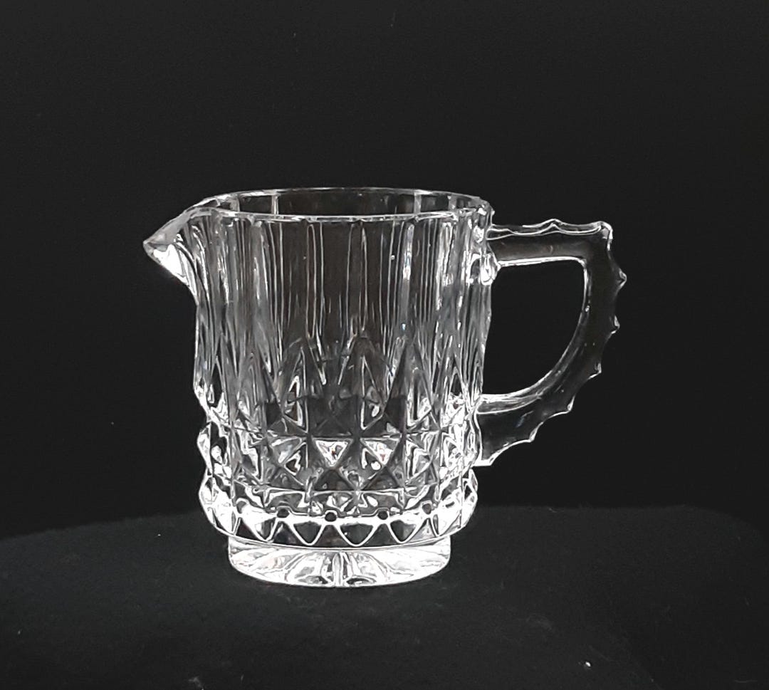 Vintage 3 Inch Crystal Cream Pitcher From Early 1900s - Mid 1900s ...