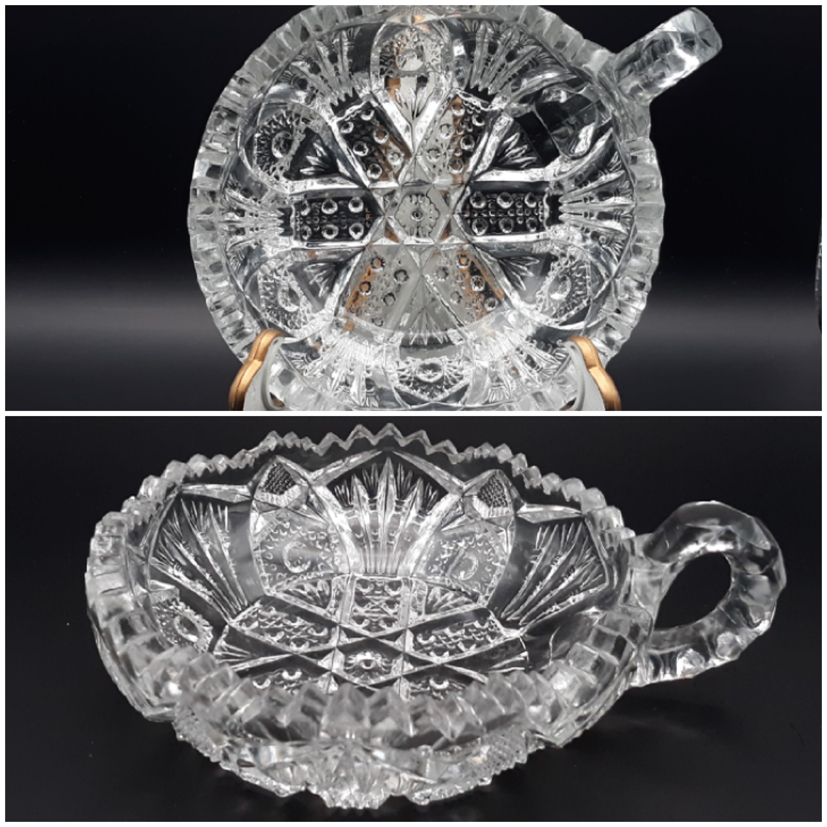 Antique EAPG Imperial Glass Co. Diamond With Fan 212 Pattern Lead ...