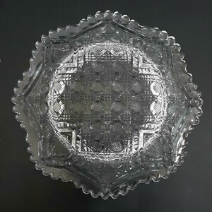 Vintage Glass Covered Butter Dish. the Lid is in the "madora" AKA ...