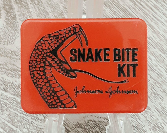 Vintage Johnson & Johnson Snake Bite Kit - Etsy