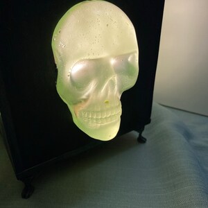 SKULL Night Light, Skulls Light up Then Glow in the Dark, All Handmade ...
