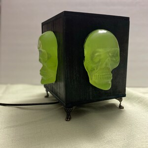 SKULL Night Light, Skulls Light up Then Glow in the Dark, All Handmade ...