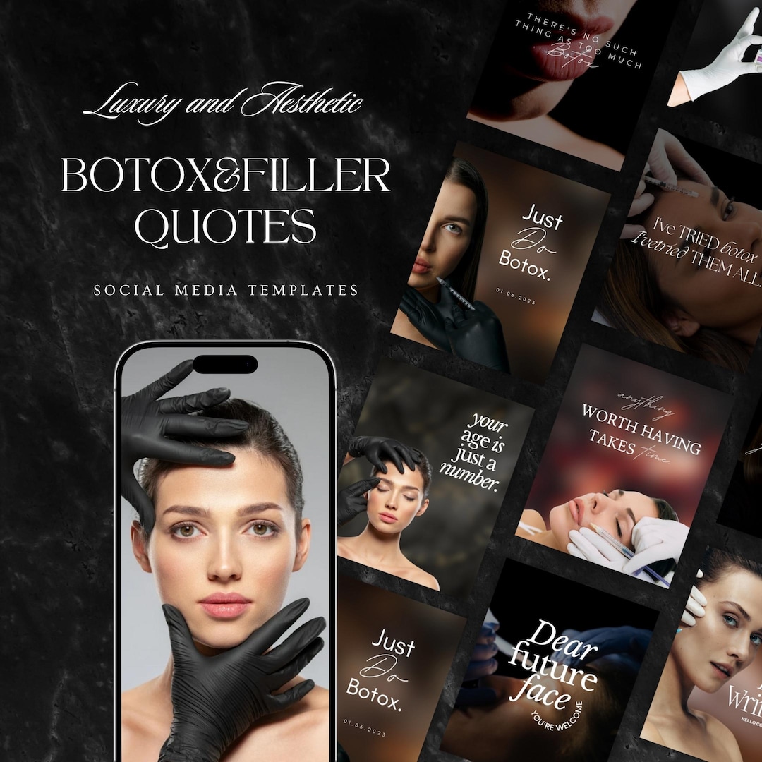 Botox & Filler Instagram Templates | Nurse Injector Quotes | Botox ...