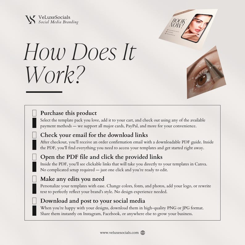 Beige Brow Technician Instagram Templates | Brow Artist Instagram Posts ...