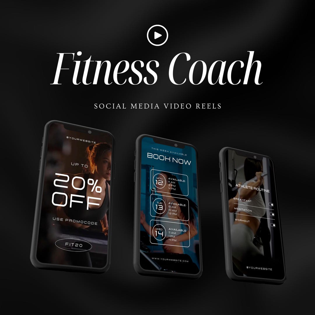 20 Fitness Coach Reel Videos | Fitness Instagram Branding | Fitness ...