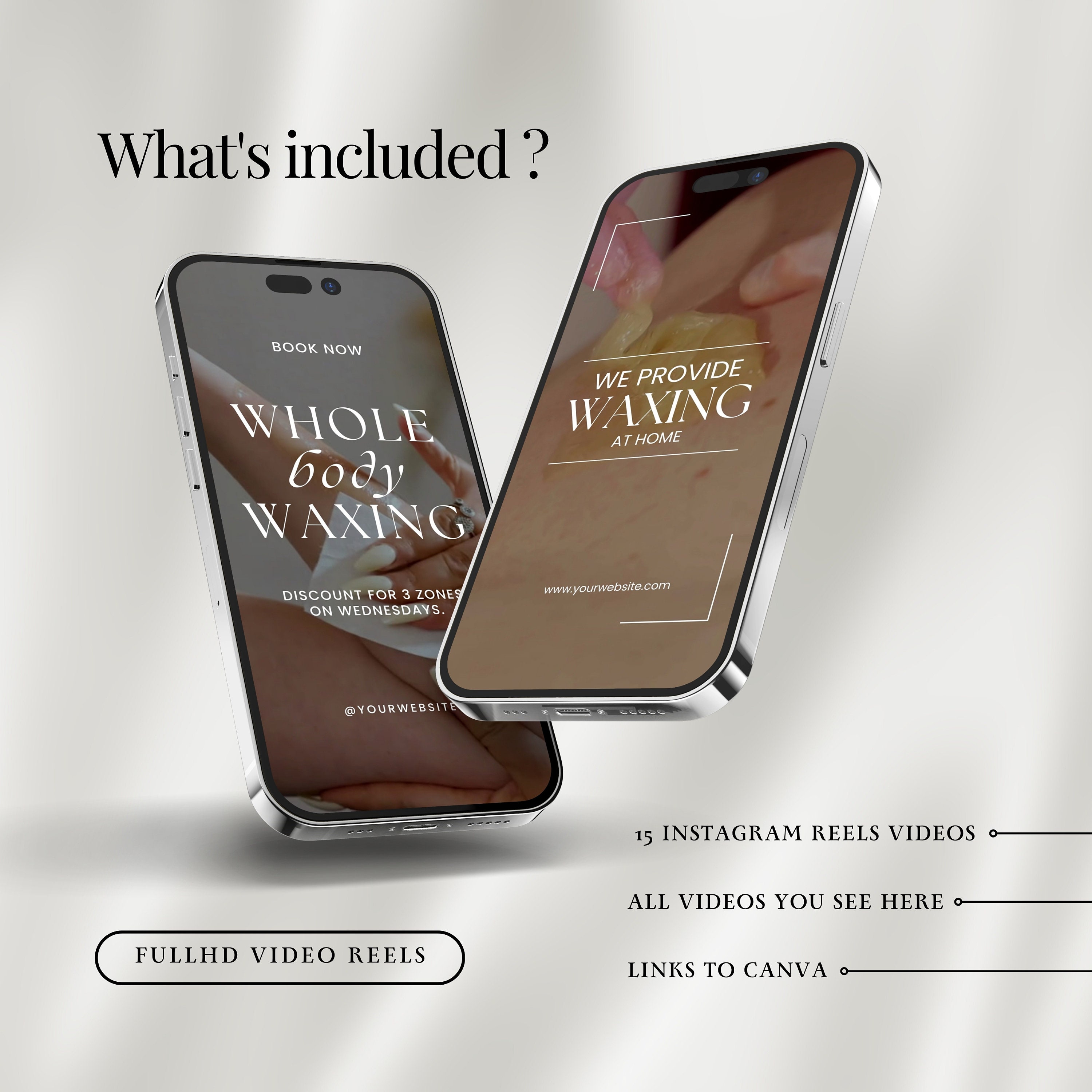 15 Waxing Instagram Reels Videos Waxing Specialist Instagram Templates ...