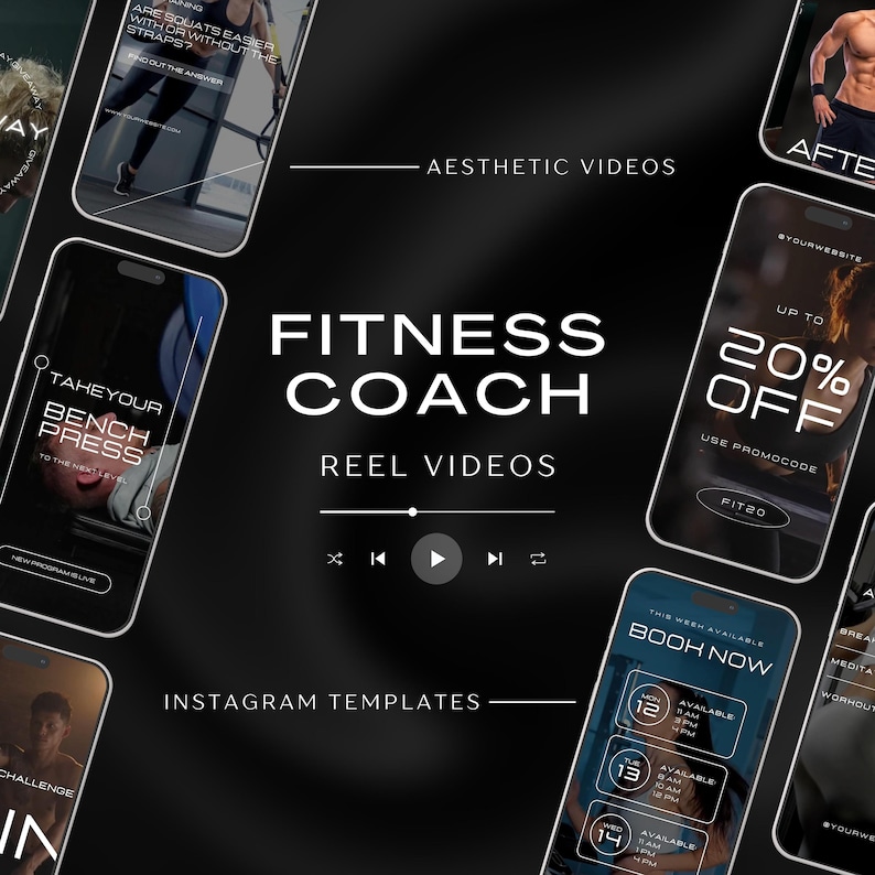 20 Fitness Coach Reel Videos Fitness Instagram Branding Fitness ...